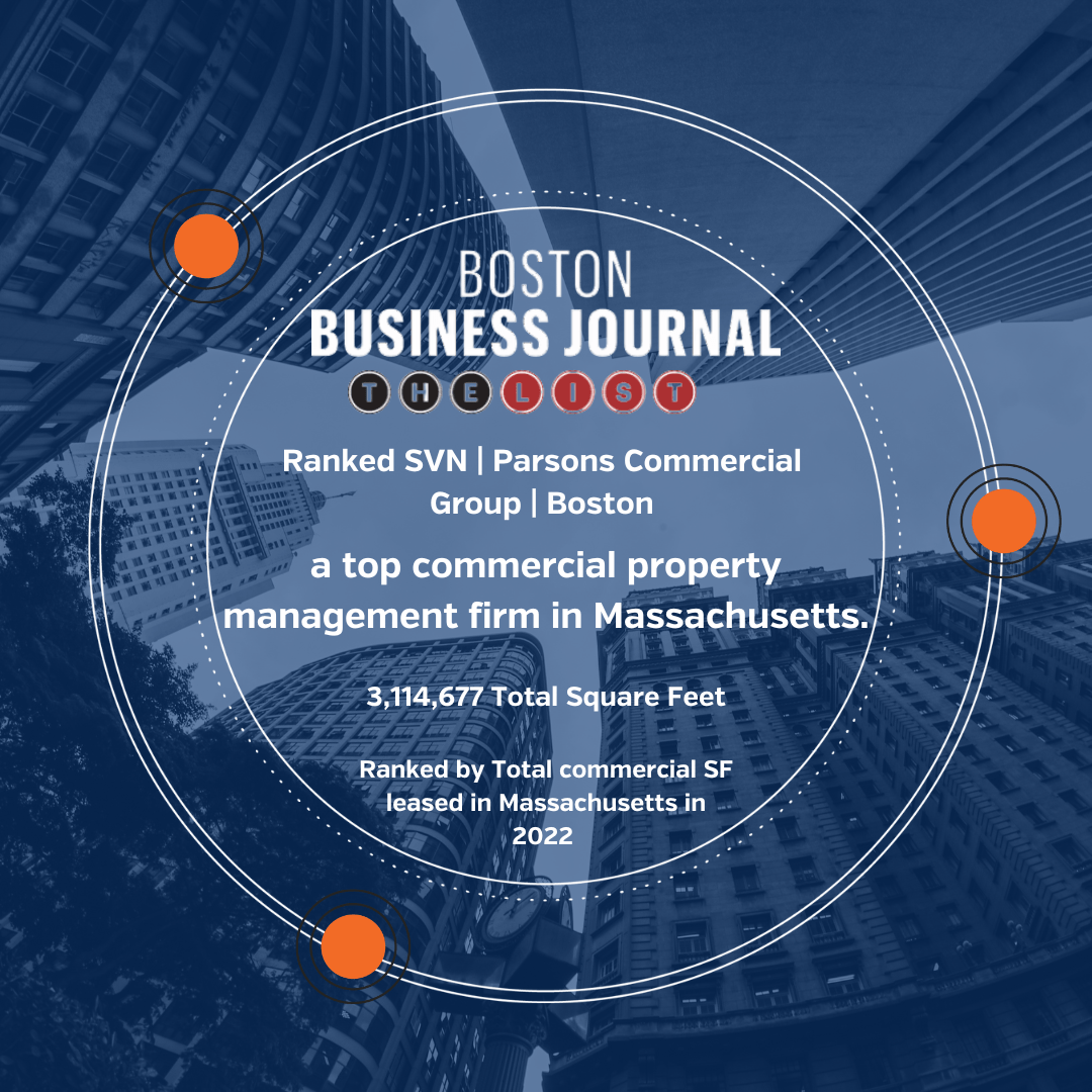 BOSTON BUSINESS JOURNAL RECOGNIZES SVN | PCG AS A TOP COMMERCIAL ...